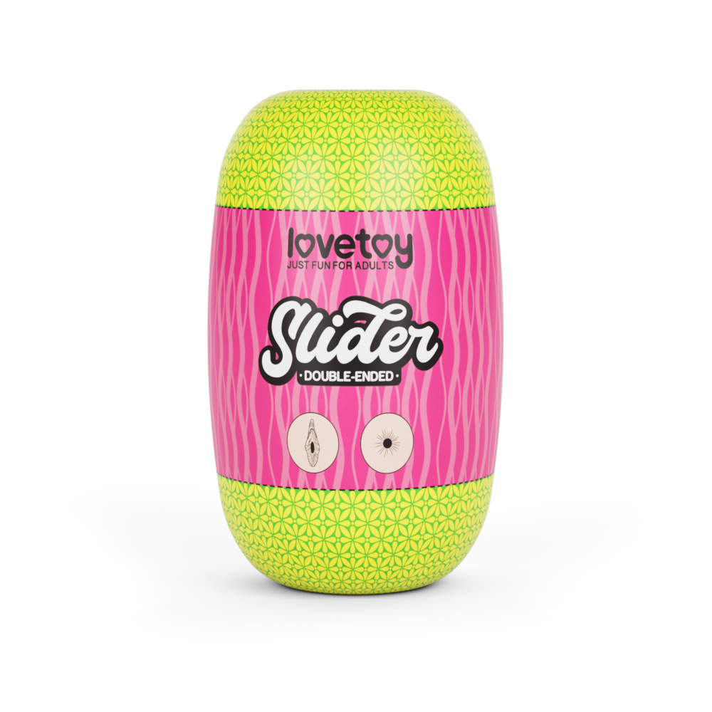 Slider Double-Ended Masturbator Vagina and Anus(Flesh)
